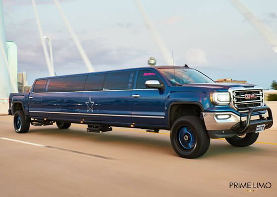 GMC “Lone Star” Sierra Limo | Prime Limo & Car Service | Limo Service ...